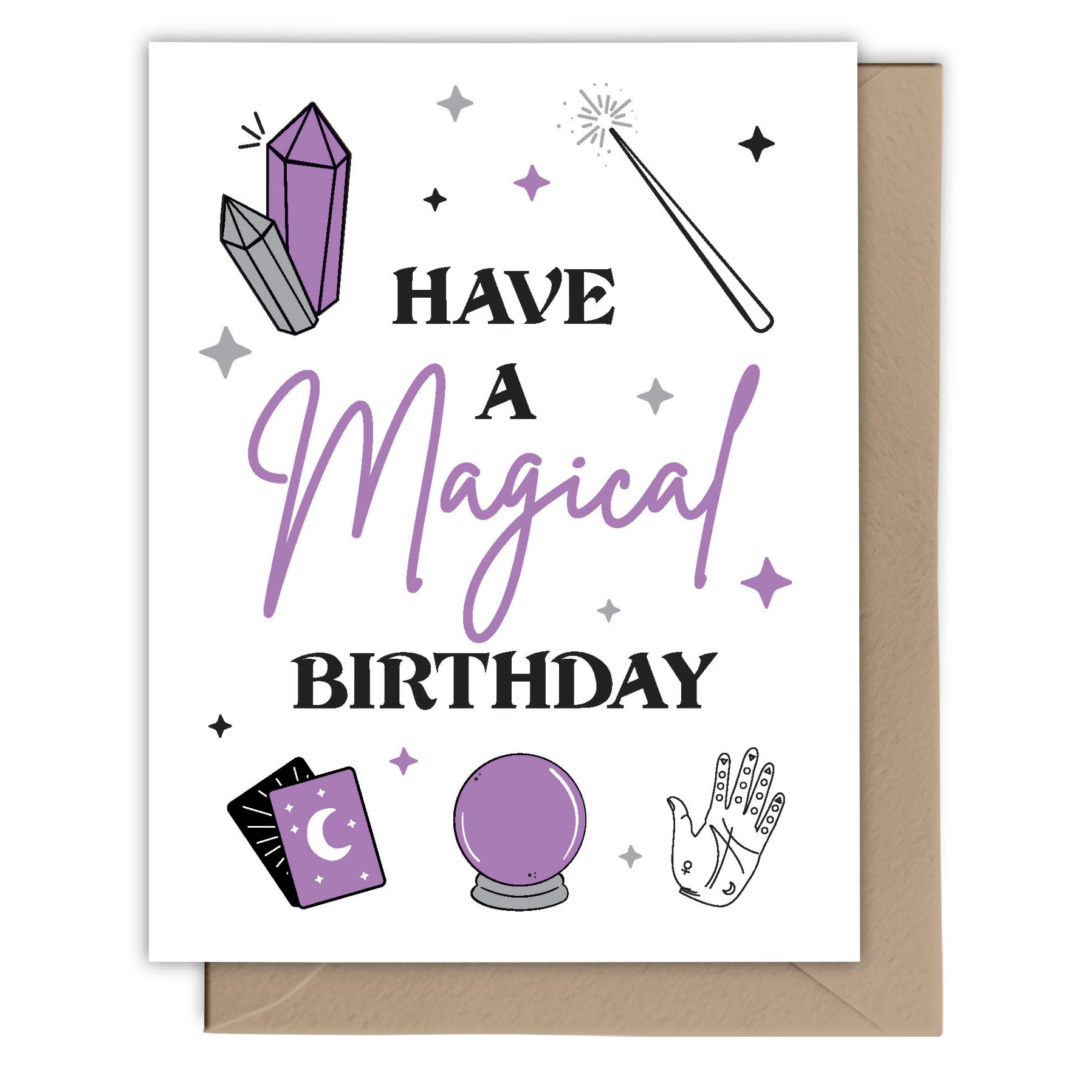 Have A Magical Birthday Card – Lucky Bat Paper Co.