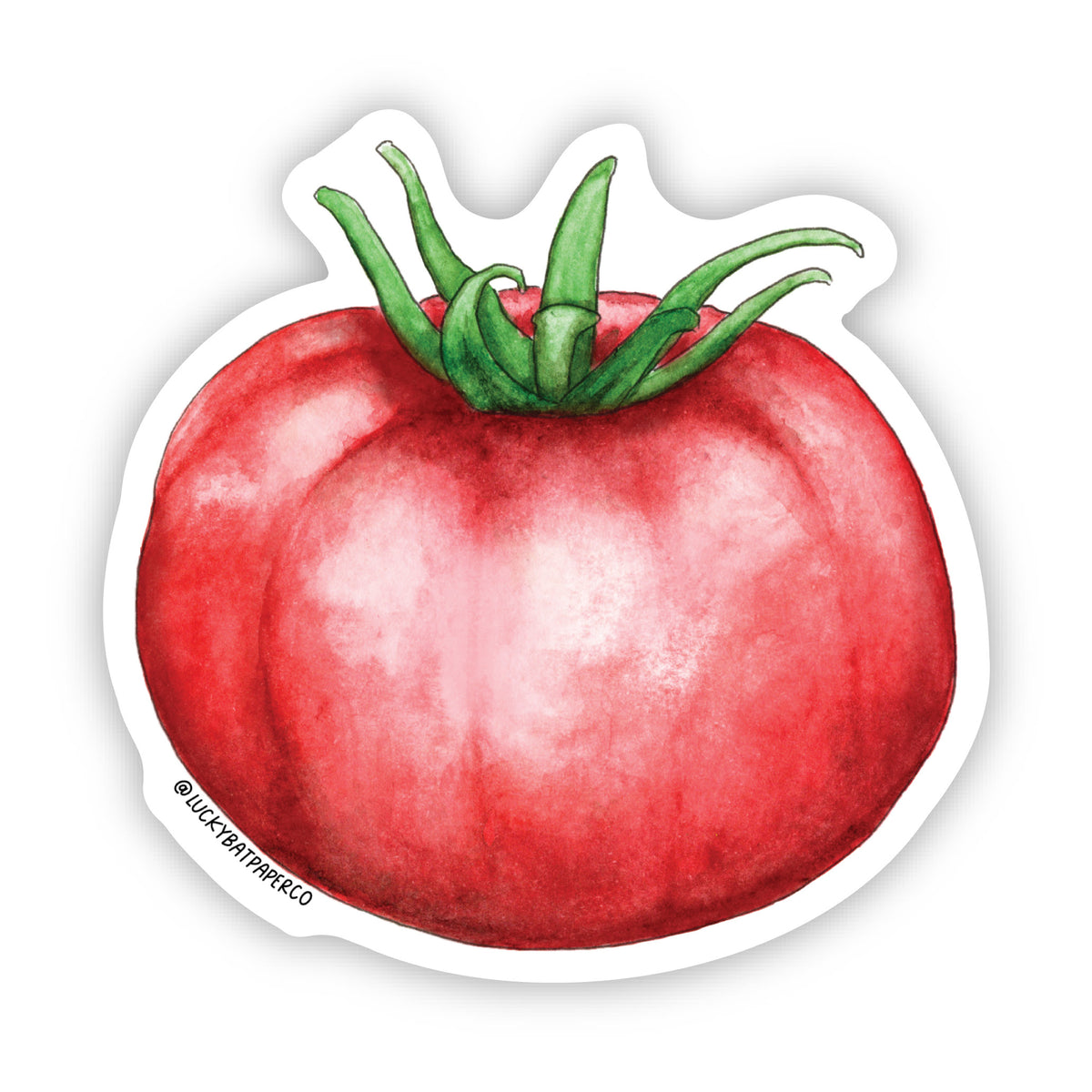 Tomato Sticker – Lucky Bat Paper Co.