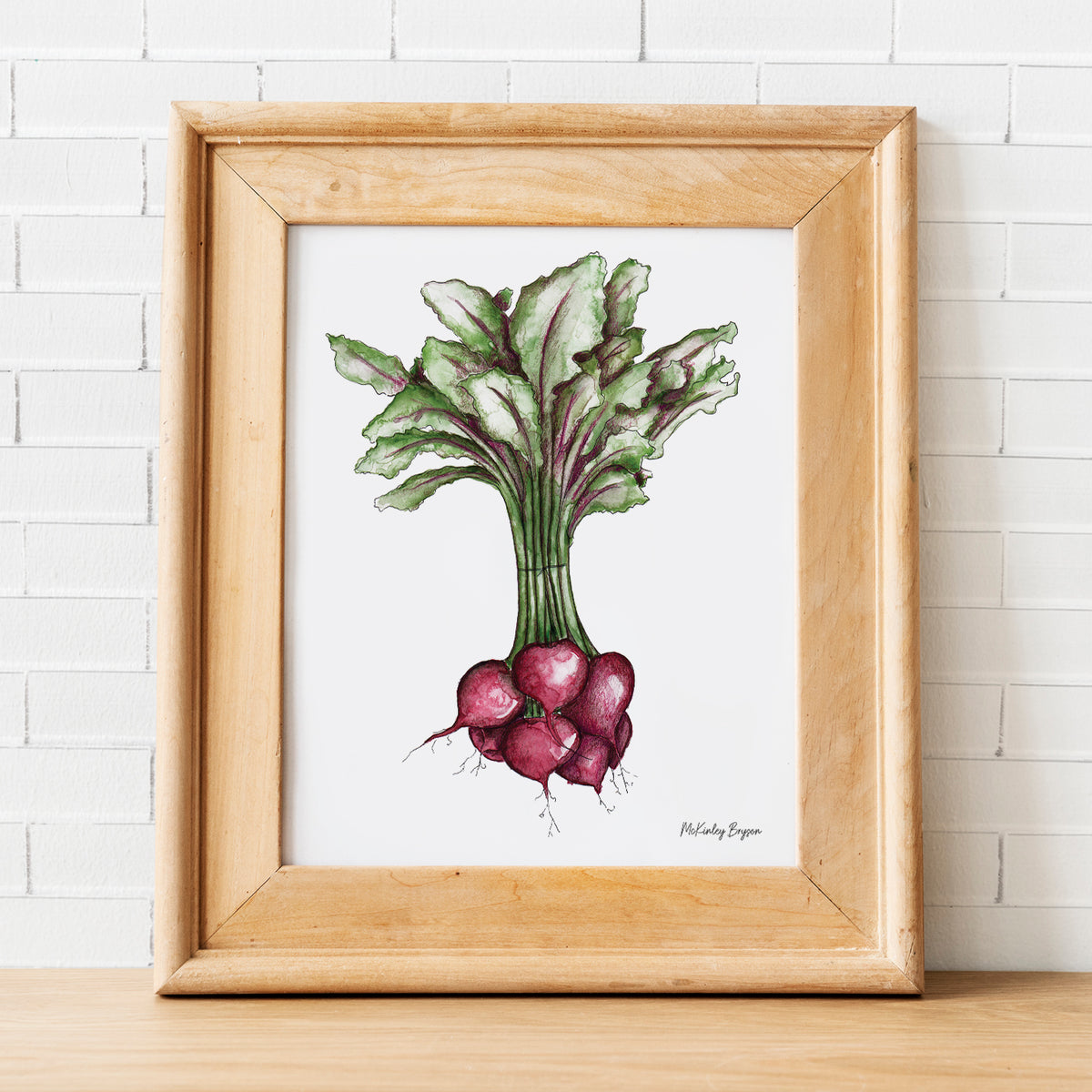Beets Illustration | Watercolor Print – Lucky Bat Paper Co.